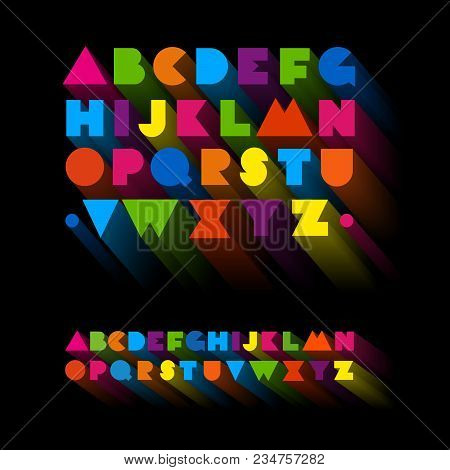 3d Typography. Color Vector & Photo (Free Trial) | Bigstock