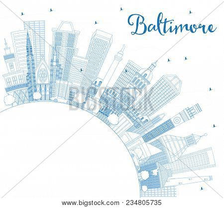 Outline Baltimore Image & Photo (Free Trial) | Bigstock