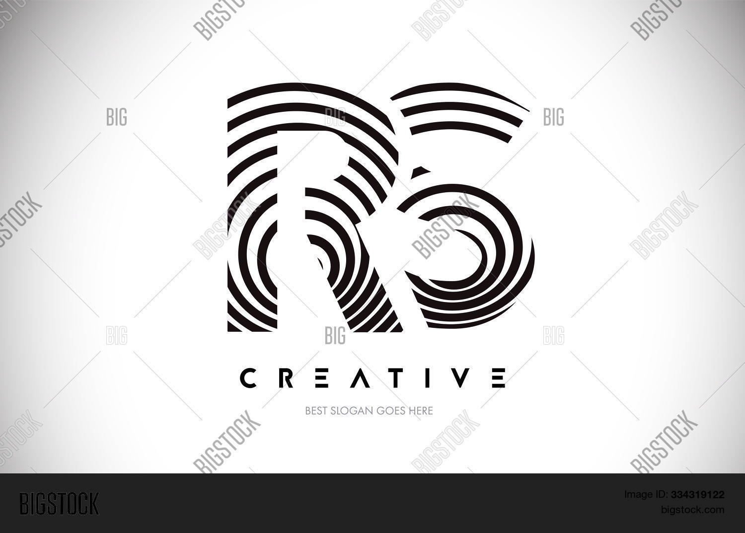 Rs Lines Warp Logo Vector & Photo (Free Trial) | Bigstock