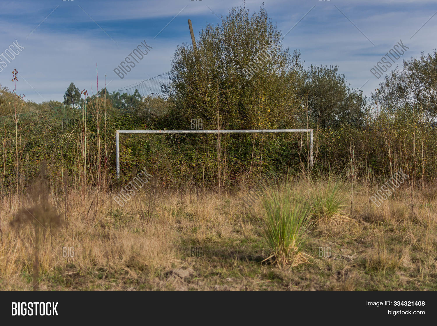 Old Soccer Goal Image & Photo (Free Trial) | Bigstock