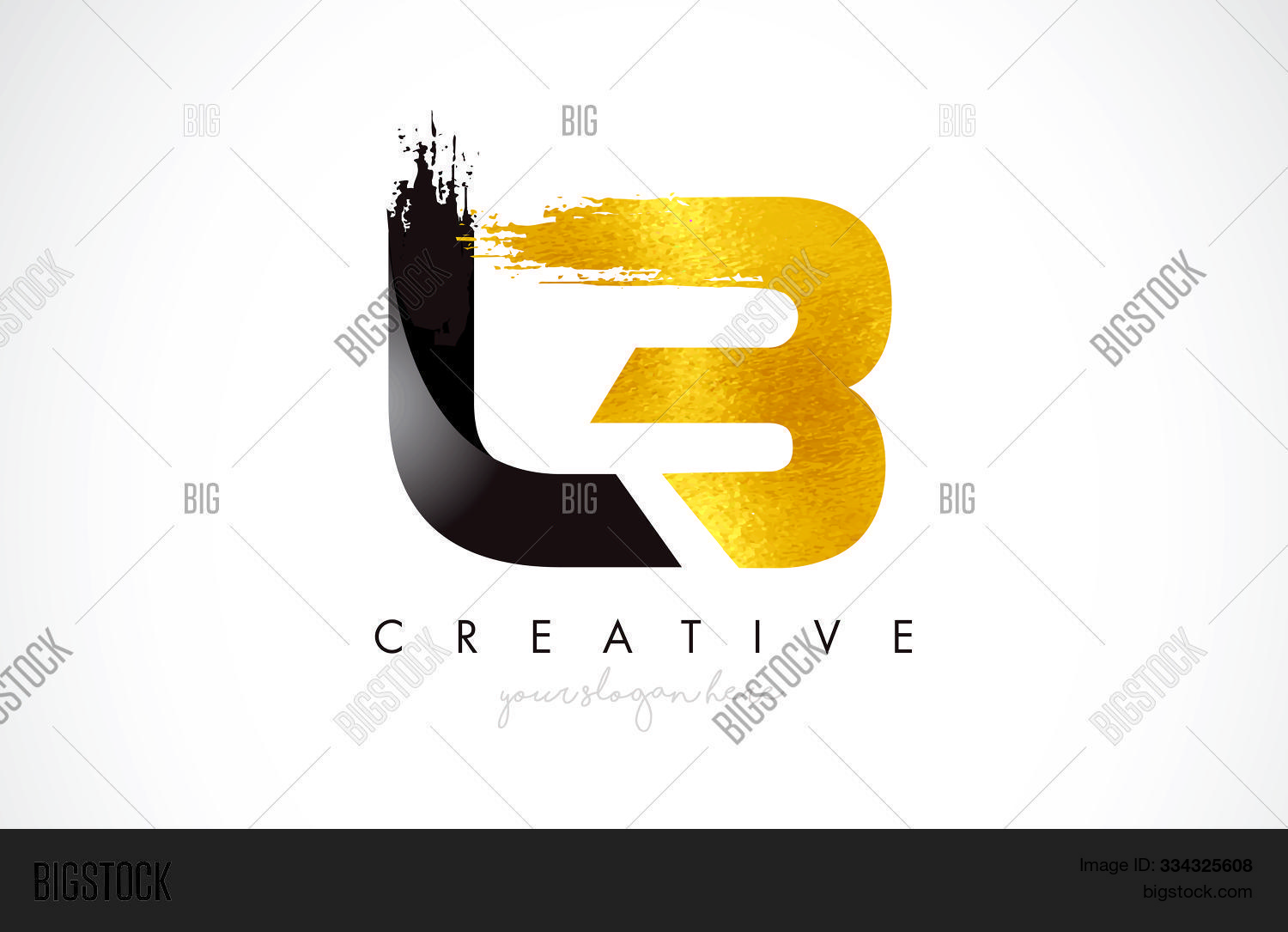 Lb Letter Design Vector & Photo (Free Trial) | Bigstock