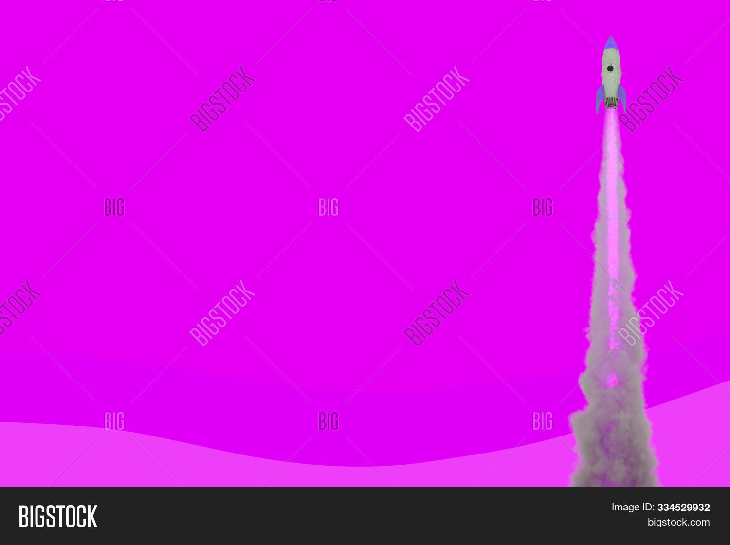 Launching Rocket On Image & Photo (Free Trial) | Bigstock