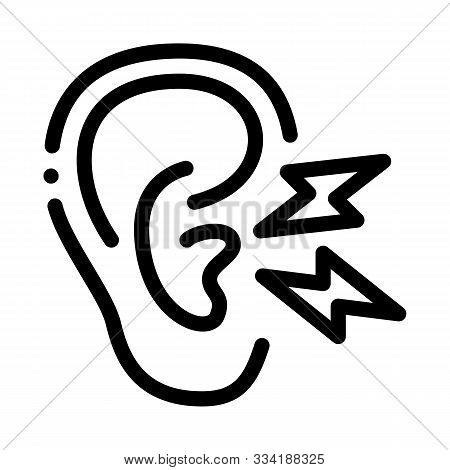 Earache Icon Vector. Vector & Photo (Free Trial) | Bigstock