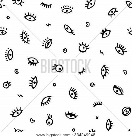 Hand Drawn Doodle Eye Vector & Photo (Free Trial) | Bigstock