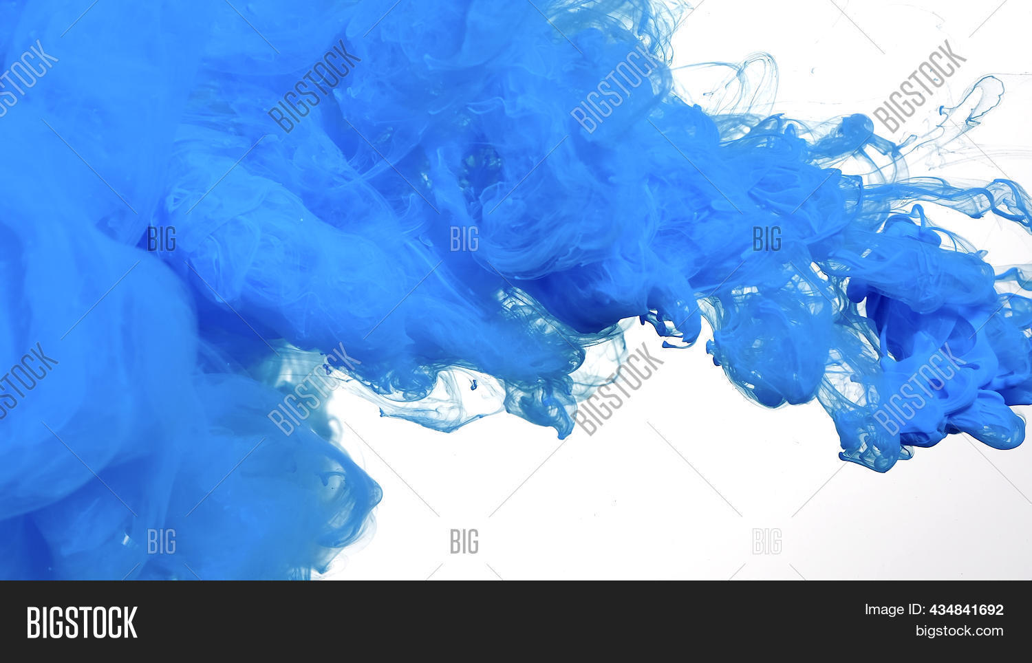 Drops Blue Ink Water. Image & Photo (Free Trial) | Bigstock