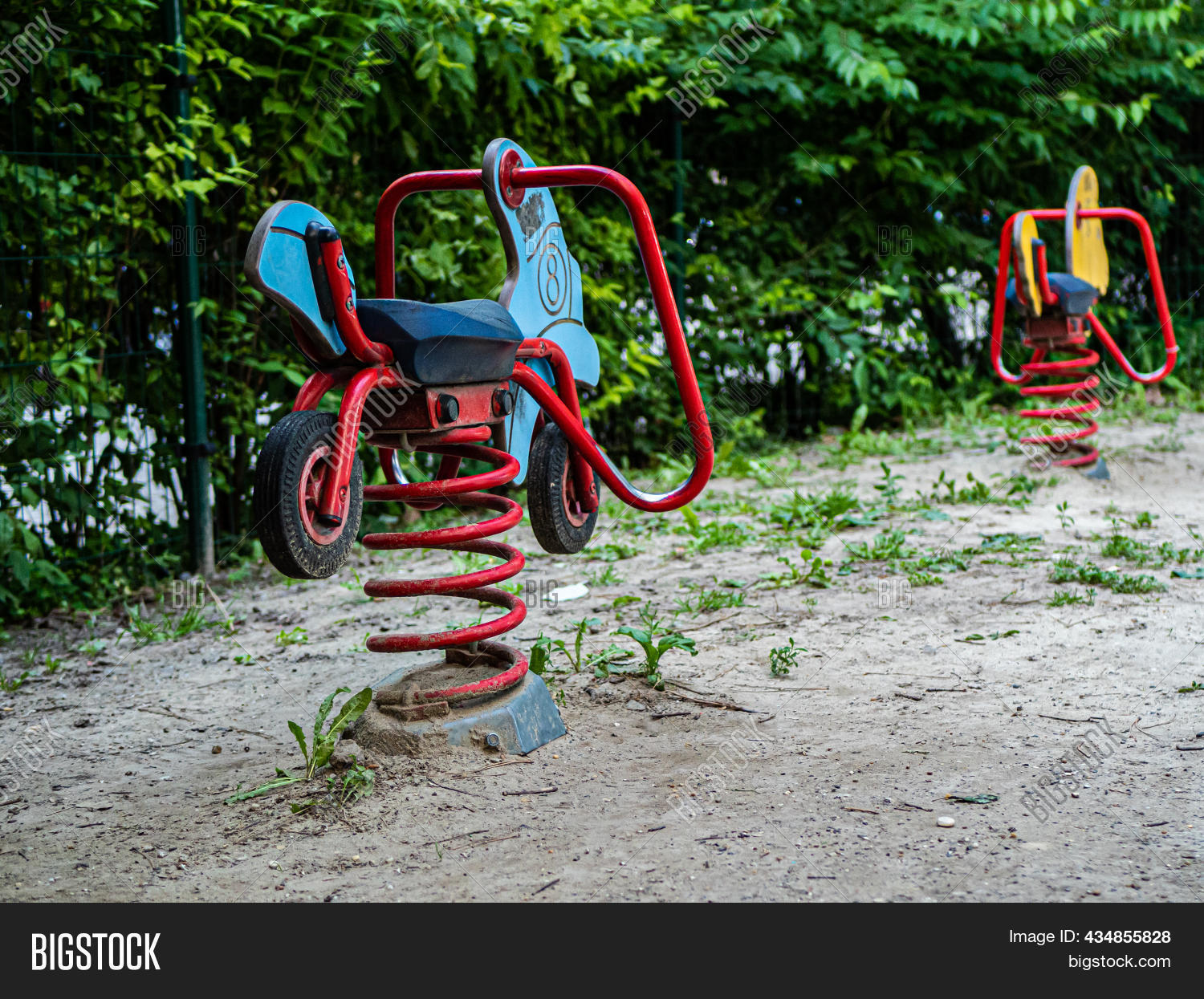 Blue Yellow Playground Image & Photo (Free Trial) | Bigstock