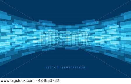 Abstract Blue Data Vector & Photo (Free Trial) | Bigstock