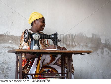 African Female Tailor Image & Photo (Free Trial) | Bigstock