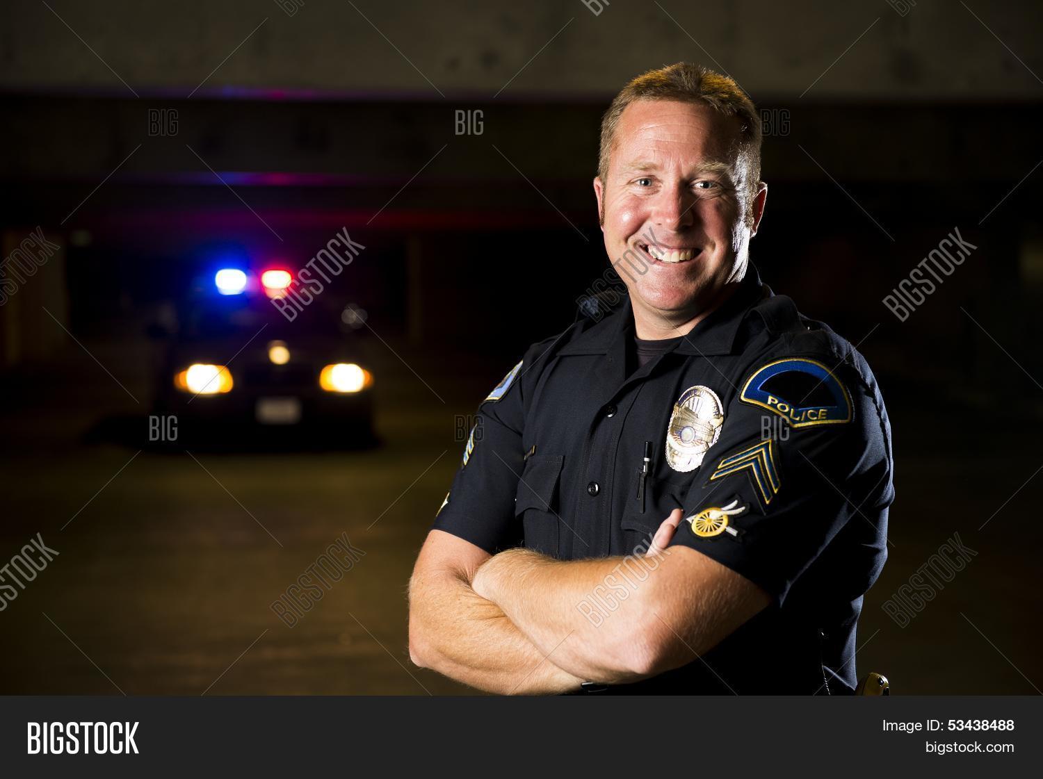 Smiling Officer Image & Photo (Free Trial) | Bigstock