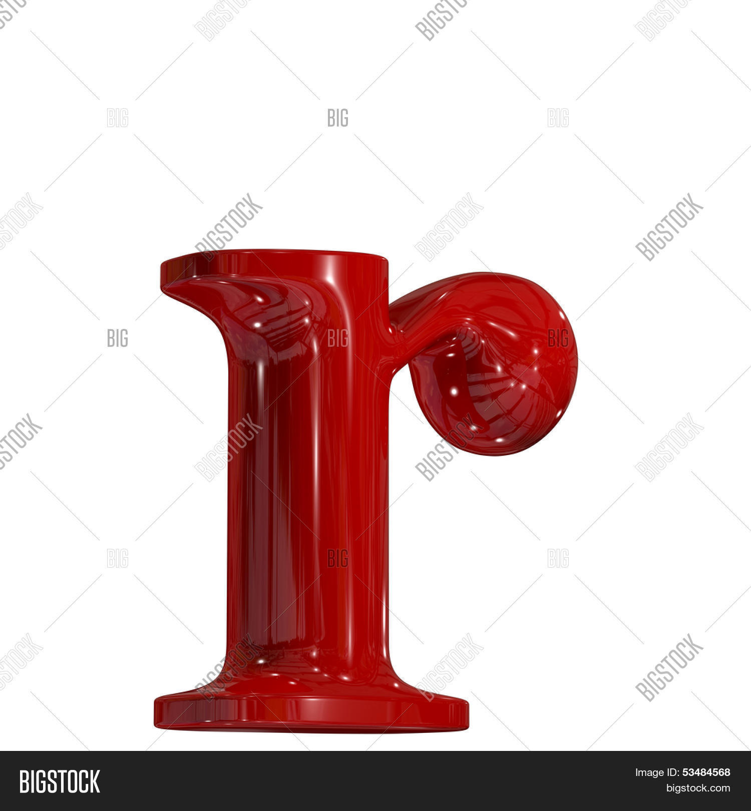 3d Shiny Red Plastic Image & Photo (Free Trial) | Bigstock