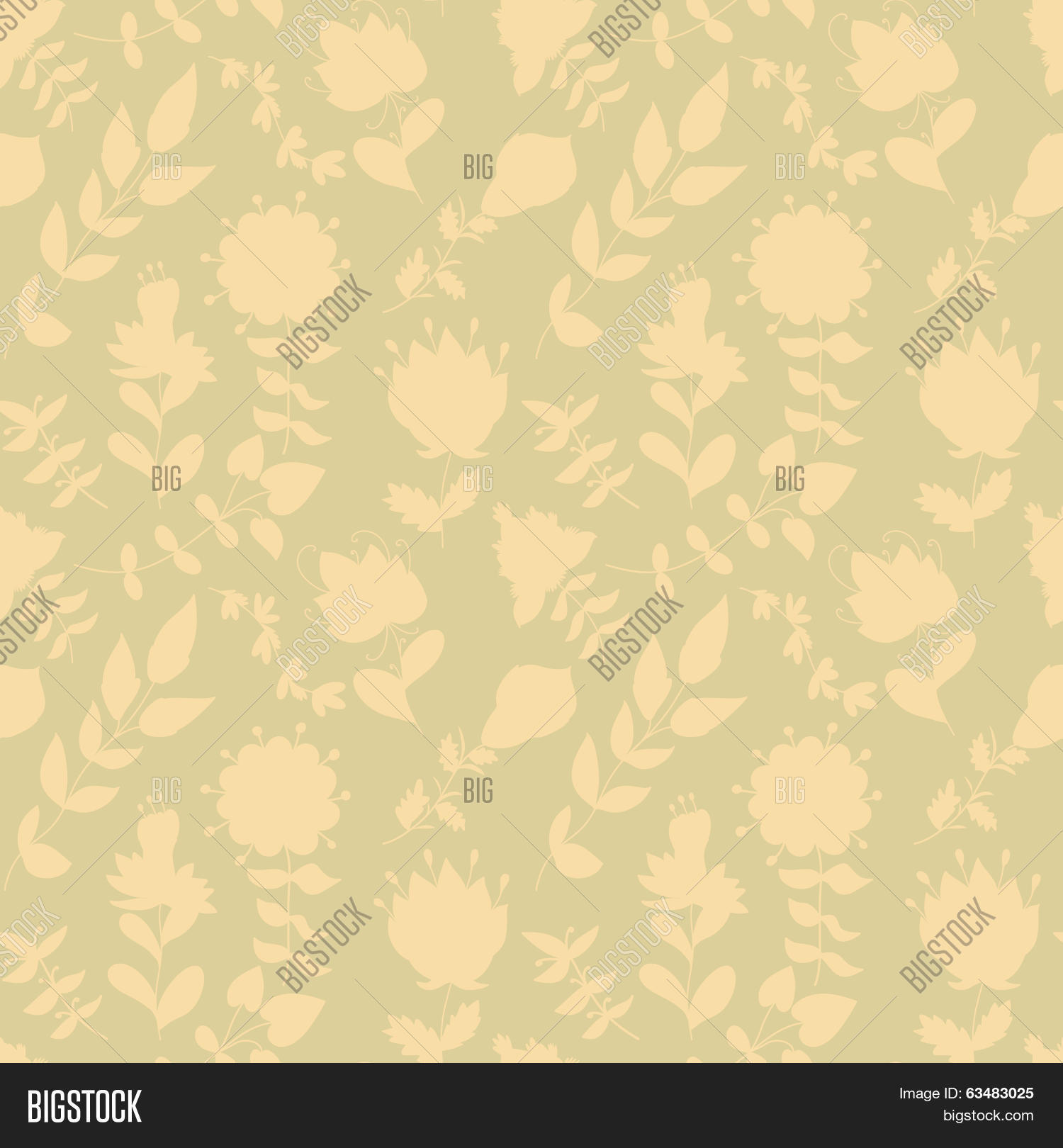 Neutral Floral Vector & Photo (Free Trial) | Bigstock