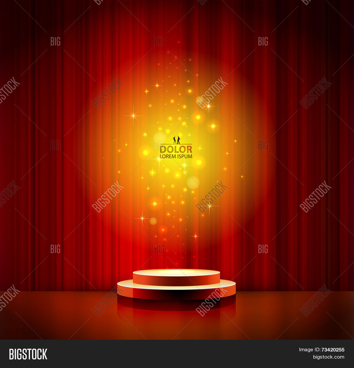 Red Spotlight Effect Vector & Photo (Free Trial) | Bigstock