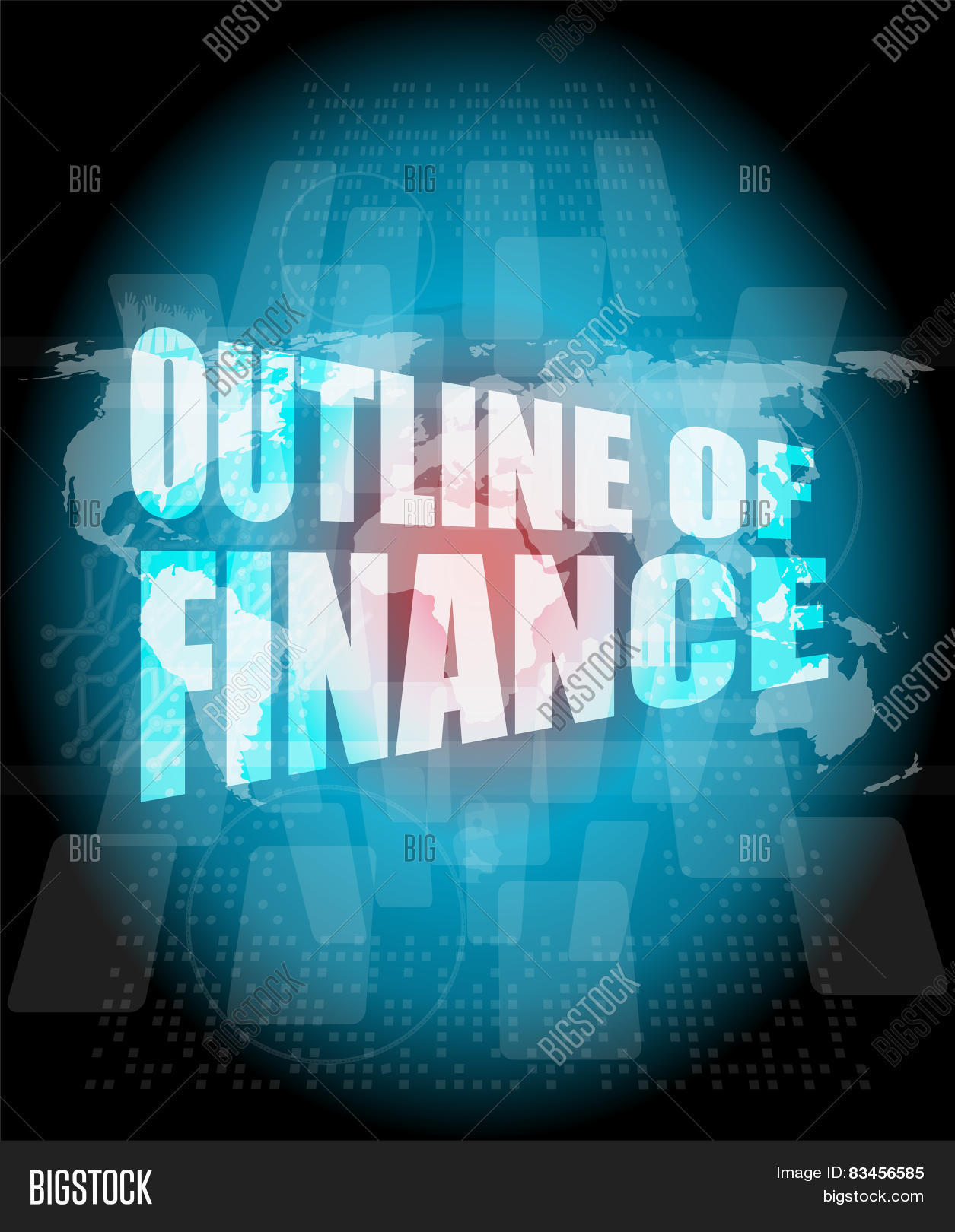 Outline Finance Words Image & Photo (Free Trial) | Bigstock