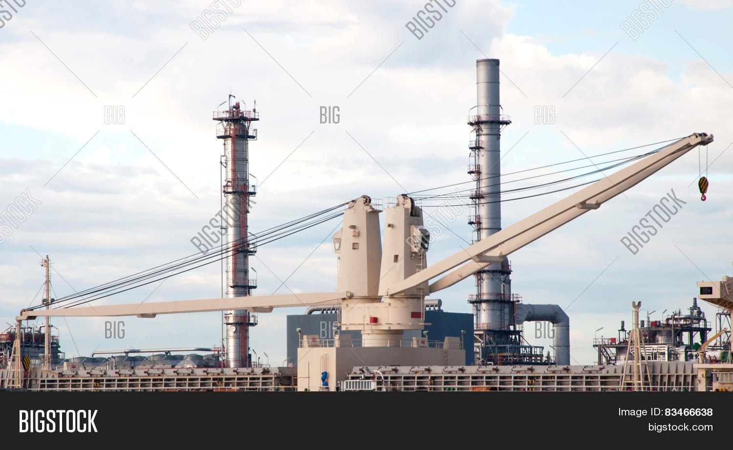 Crane Oil Refinery Image & Photo (Free Trial) | Bigstock