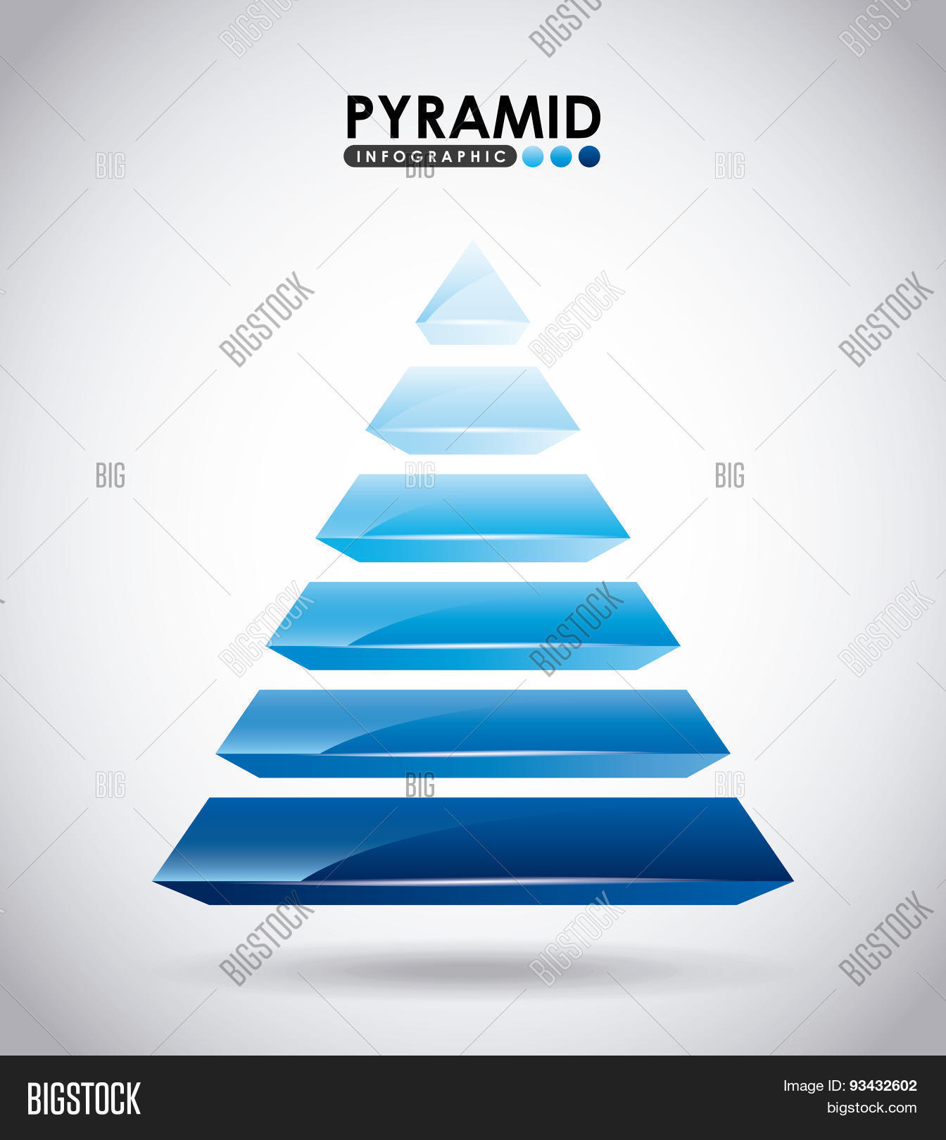 Pyramid Infographic Vector & Photo (Free Trial) | Bigstock