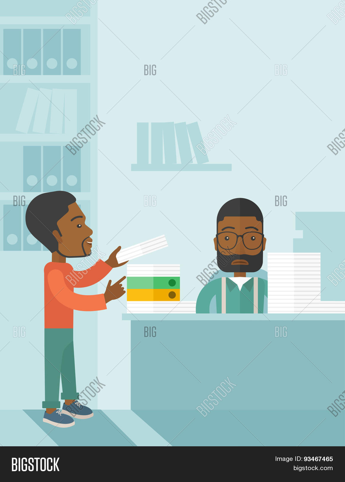 Black Man Standing Vector & Photo (Free Trial) | Bigstock