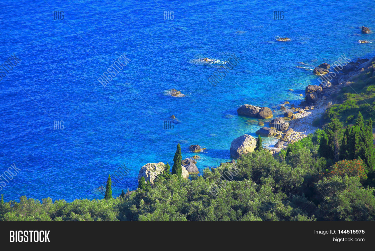 View Over Azur Blue Image & Photo (Free Trial) | Bigstock