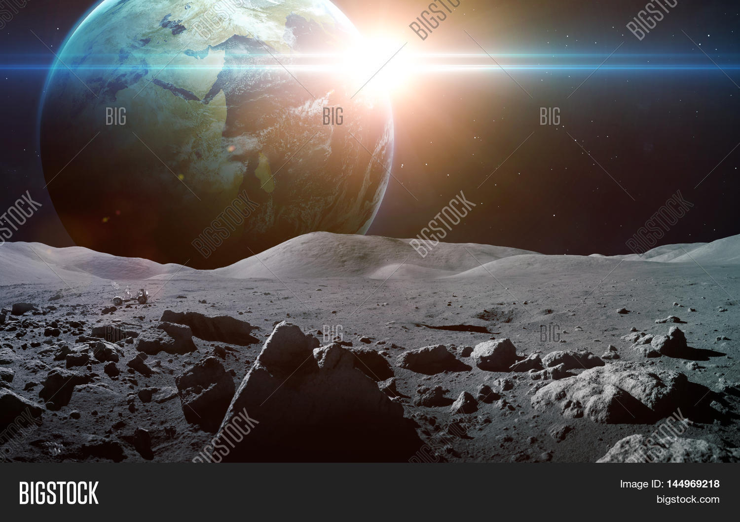 View Earth Moon. Image & Photo (Free Trial) | Bigstock
