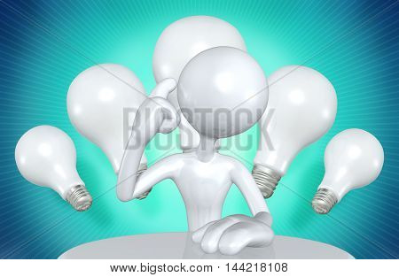 Character Light Bulbs Image & Photo (Free Trial) | Bigstock