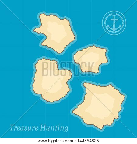 Treasure Map Islands Vector & Photo (Free Trial) | Bigstock