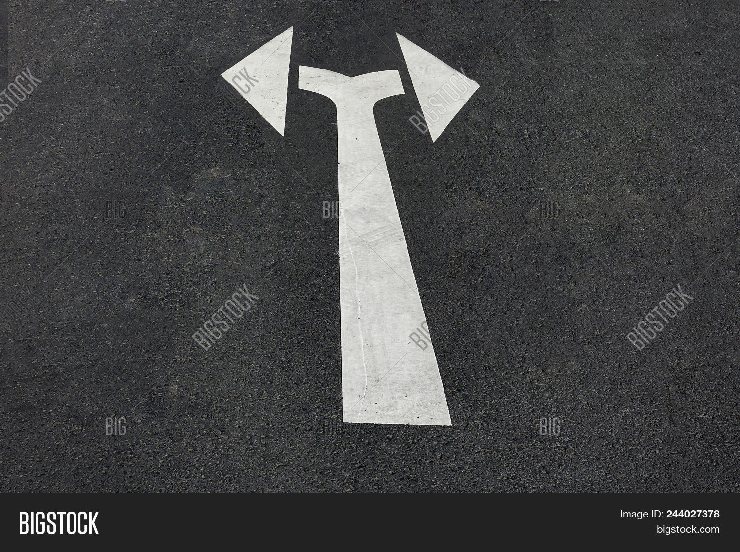 Double Pointing Arrow Image & Photo (Free Trial) | Bigstock