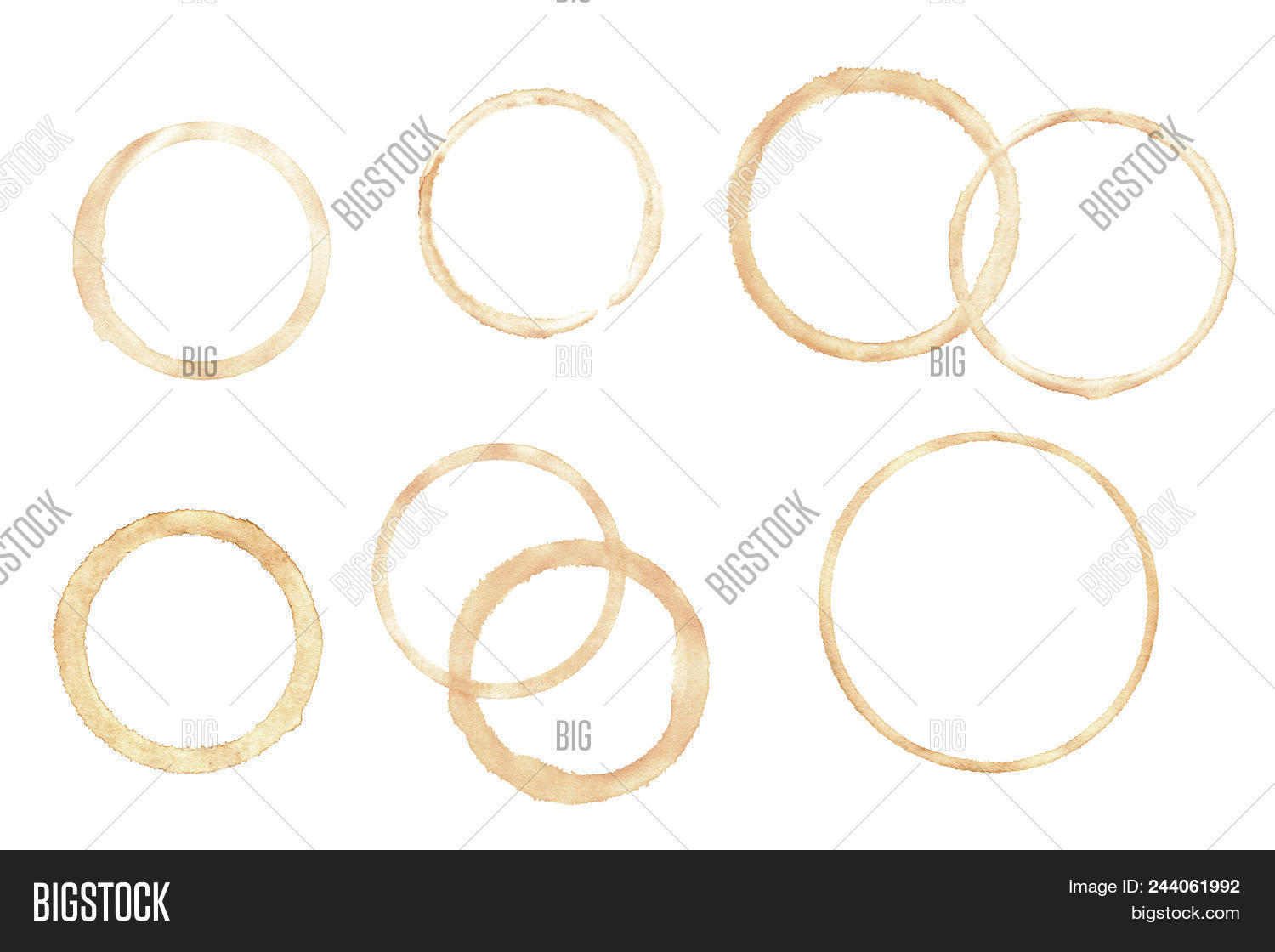 Coffee Stains Marks Image & Photo (Free Trial) | Bigstock