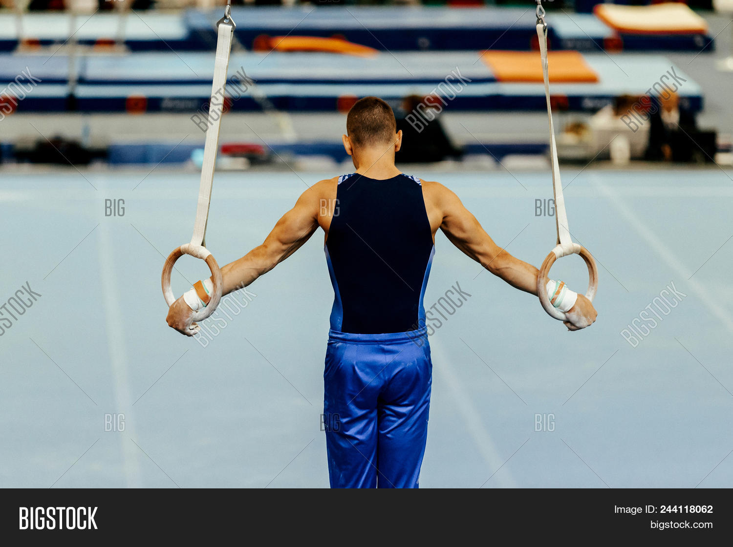 Sports Gymnastics Back Image & Photo (Free Trial) | Bigstock