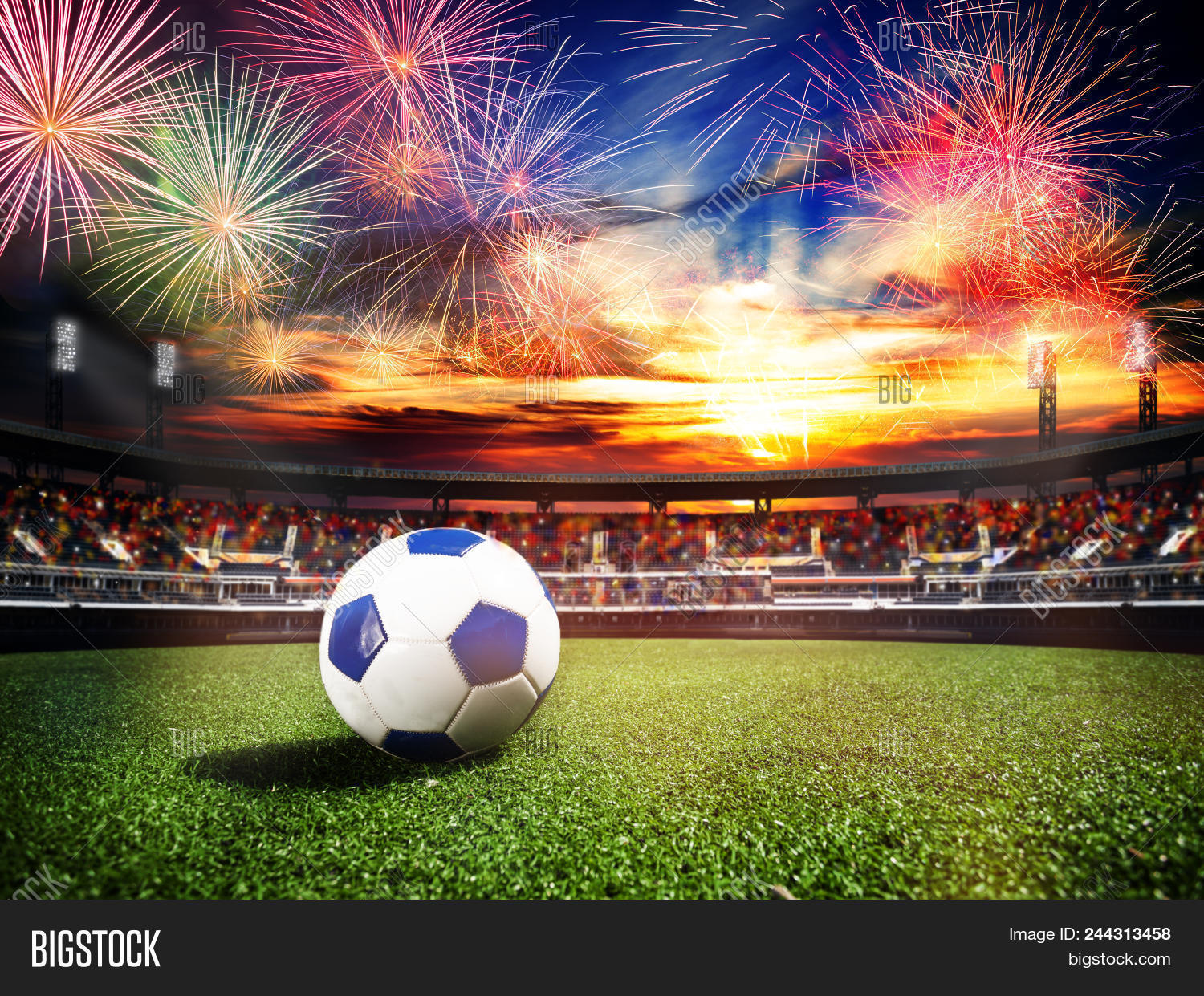 Imagen y foto Fireworks Over (prueba gratis) | Bigstock