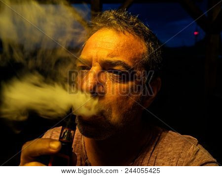 Middle-aged Smoking Image & Photo (Free Trial) | Bigstock