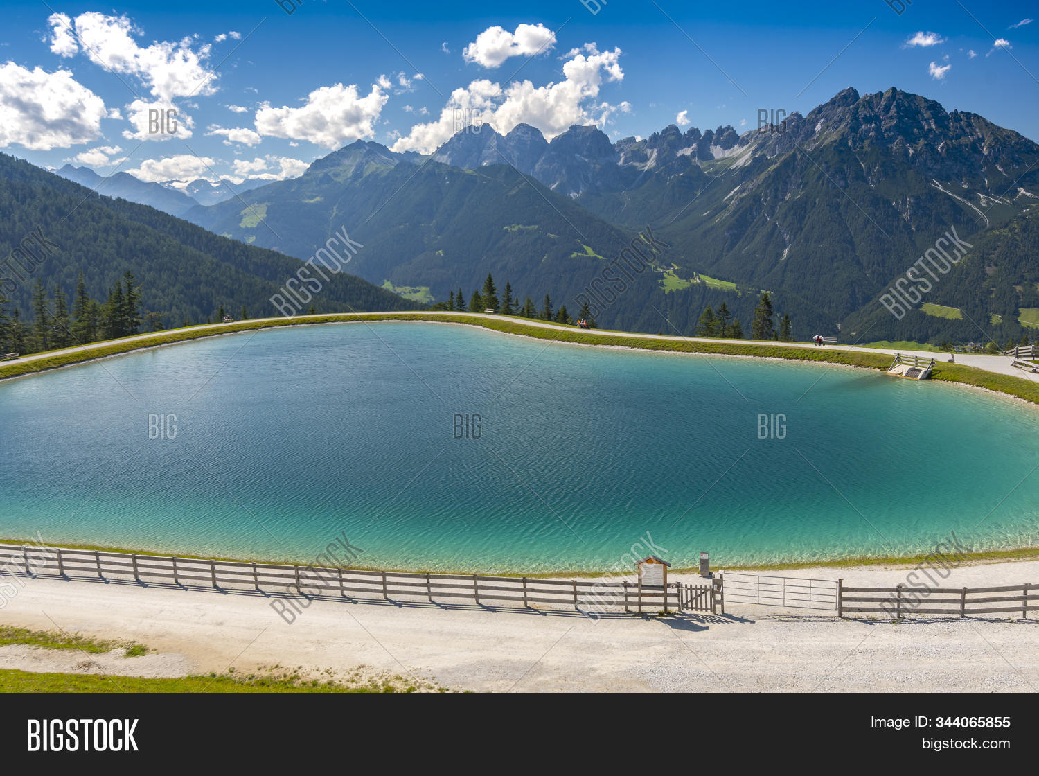 One Man Made Lakes Image & Photo (Free Trial) | Bigstock