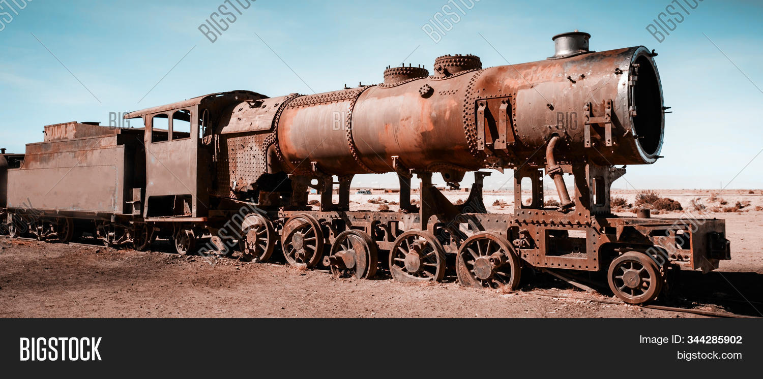 Old Rusty Steam Trains Image & Photo (Free Trial) | Bigstock