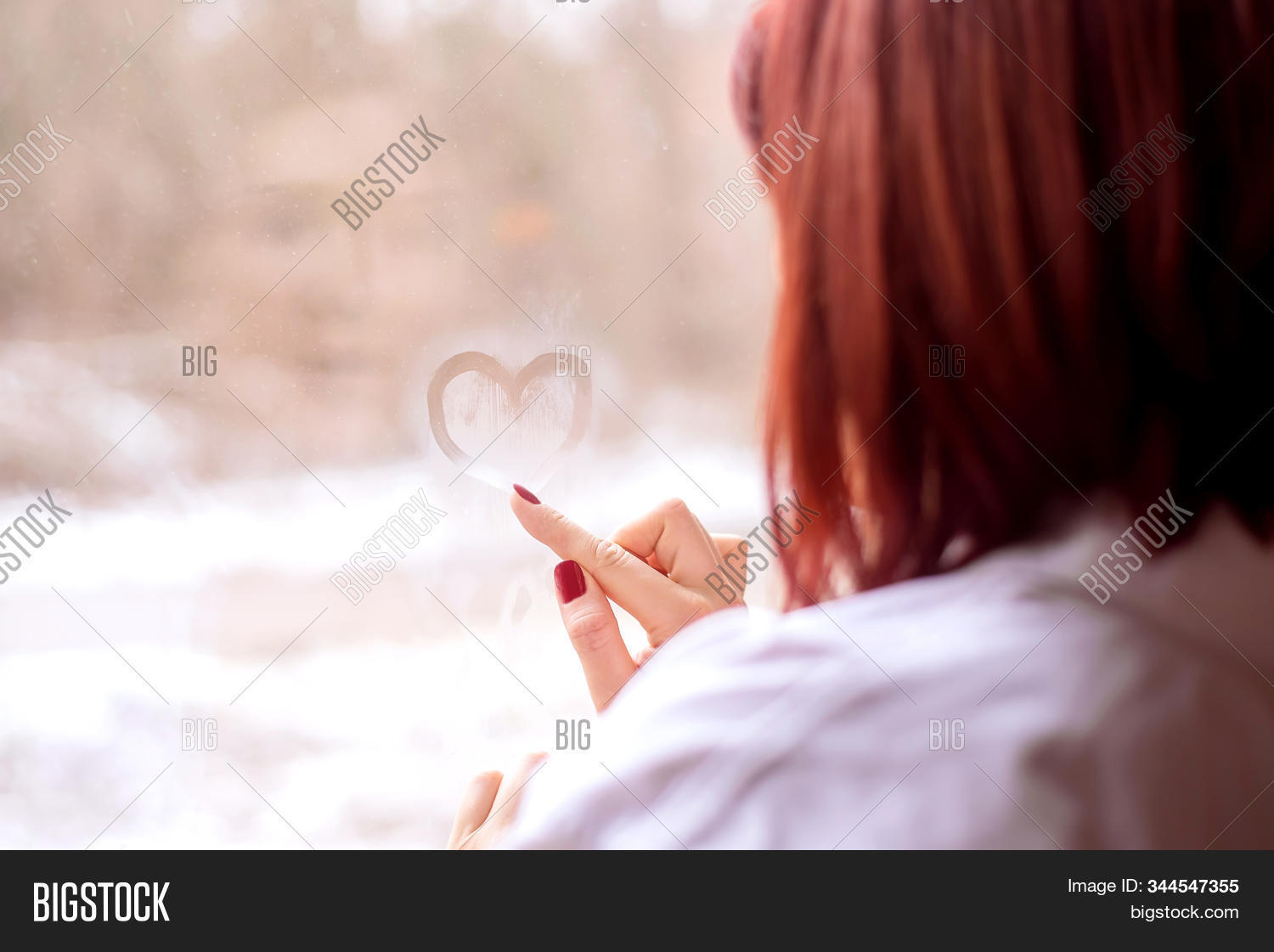 Condensation On Glass Drawing
