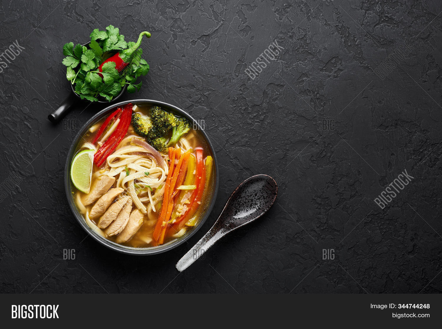 Chicken Thukpa Black Image & Photo (Free Trial) | Bigstock