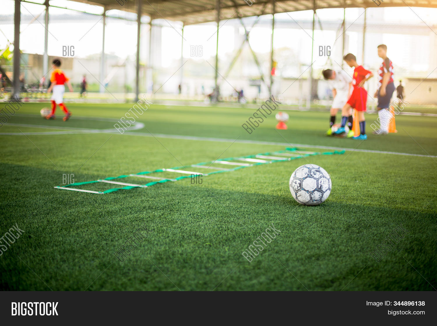 Football Ladder Drills Image & Photo (Free Trial) | Bigstock