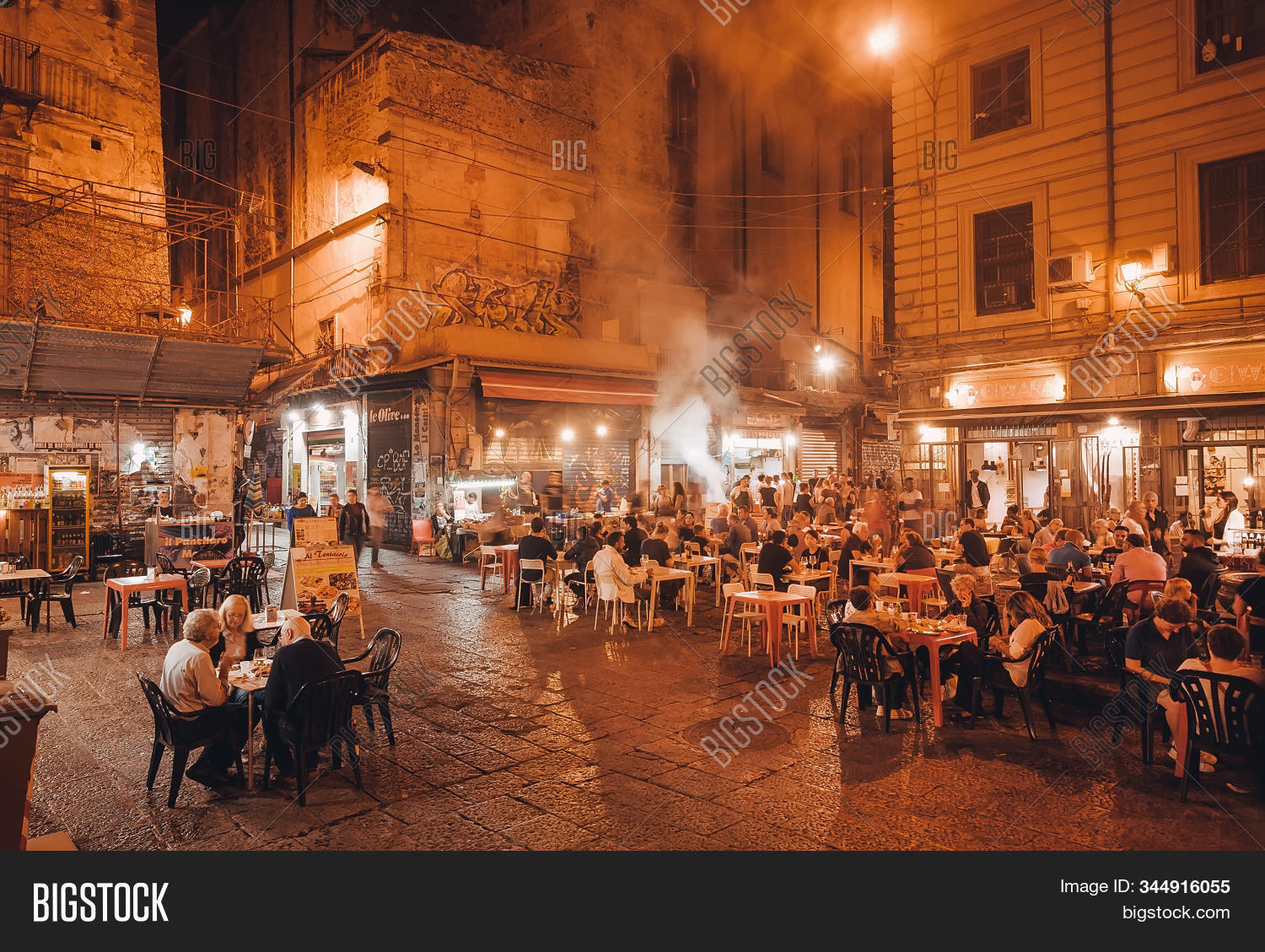 Italy City At Night