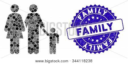 Mosaic Family Icon Vector & Photo (Free Trial) | Bigstock