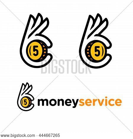 Ok Sign Money Service Vector & Photo (Free Trial) | Bigstock
