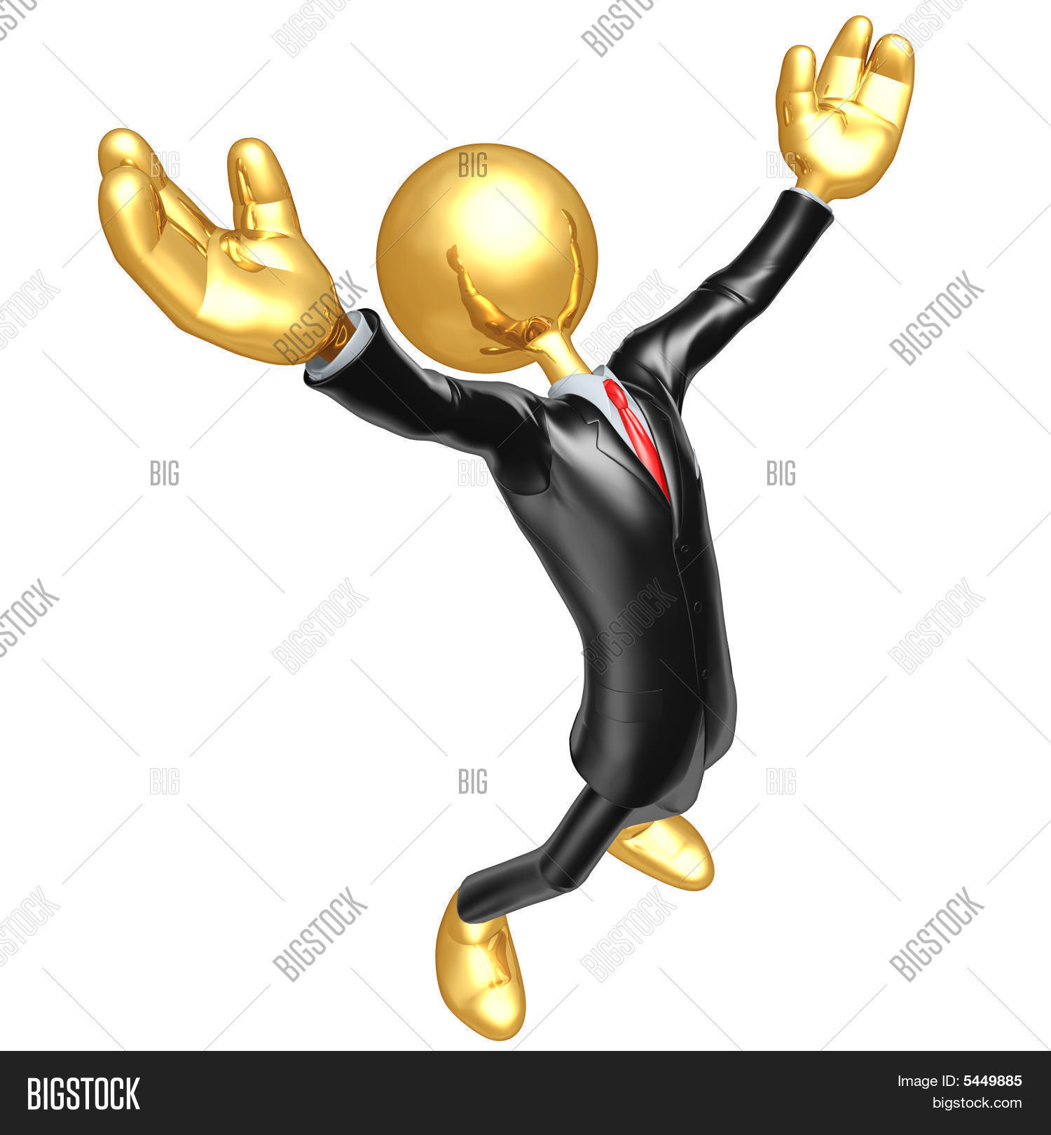3D Gold Guy Image & Photo (Free Trial) | Bigstock