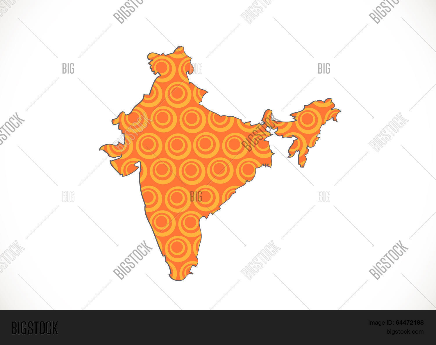 Map India Idea Design Vector & Photo (Free Trial) | Bigstock