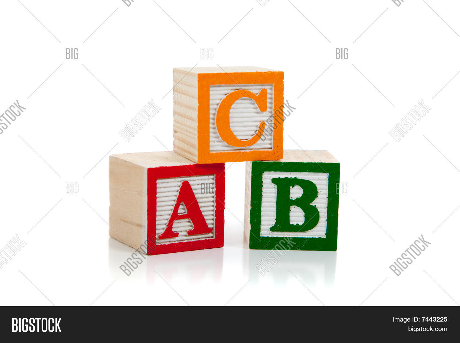 Colored Wooden Letter Image & Photo (Free Trial) | Bigstock