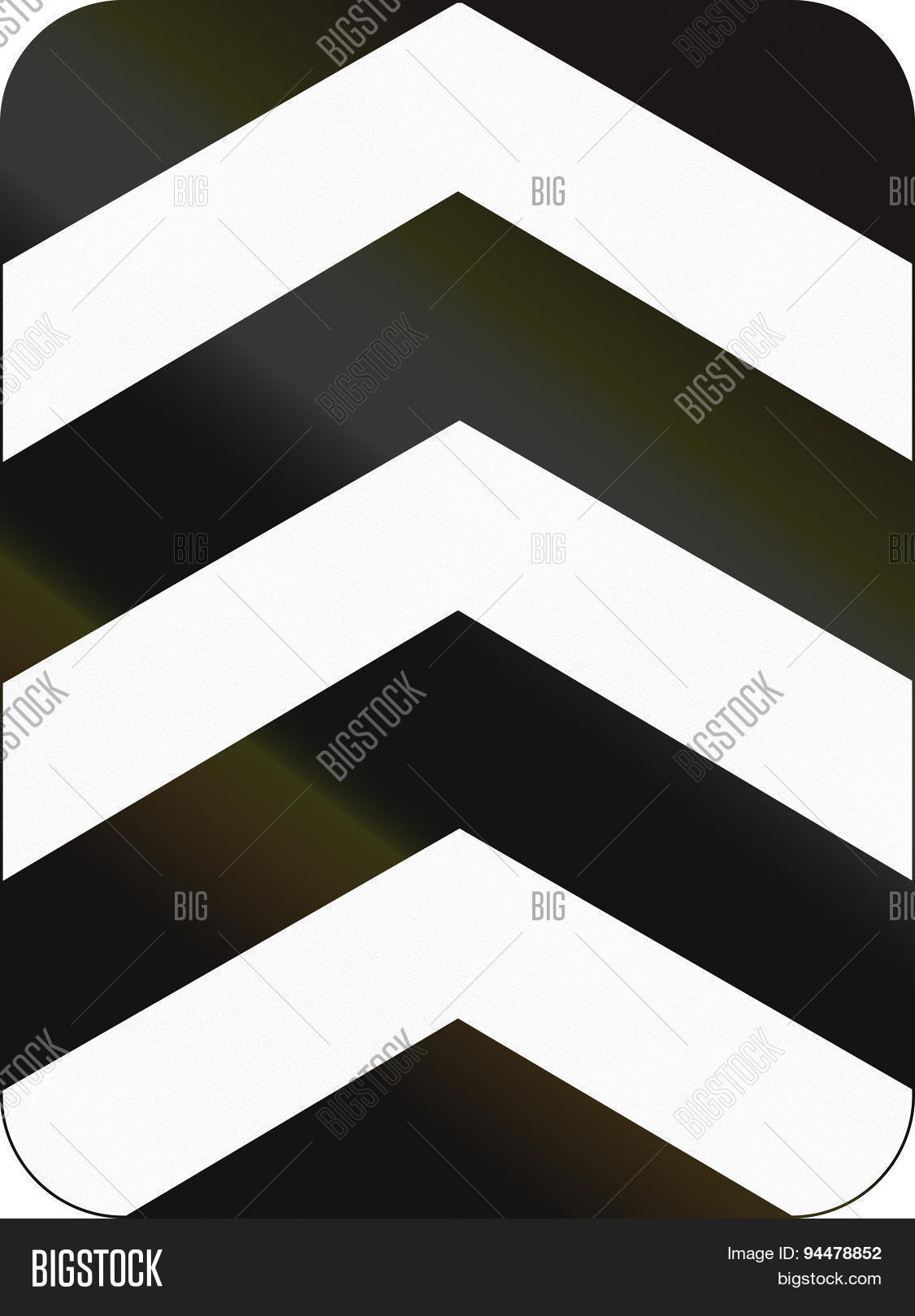 Vertical Chevron Sign Image & Photo (Free Trial) | Bigstock