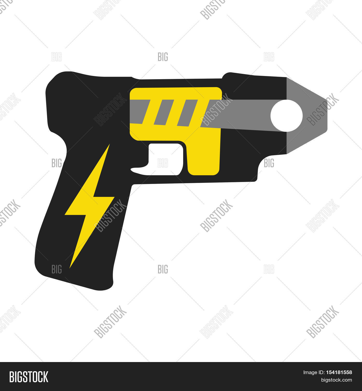 Police Taser. Vector & Photo (Free Trial) | Bigstock