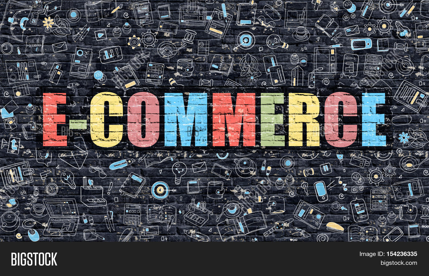 E-Commerce Concept. E- Image & Photo (Free Trial) | Bigstock