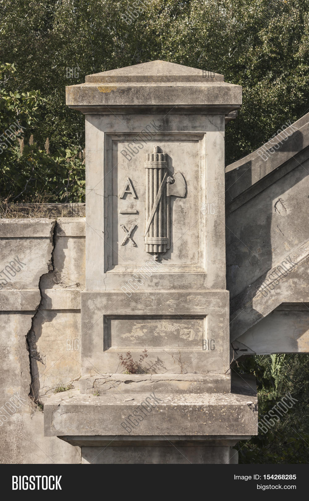 Fascist Symbol On Old Image & Photo (Free Trial) | Bigstock