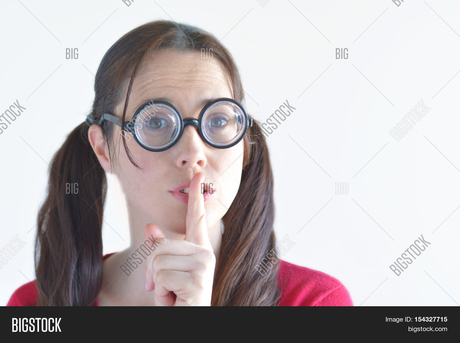 Geeky Woman Has Secret Image & Photo (Free Trial) | Bigstock