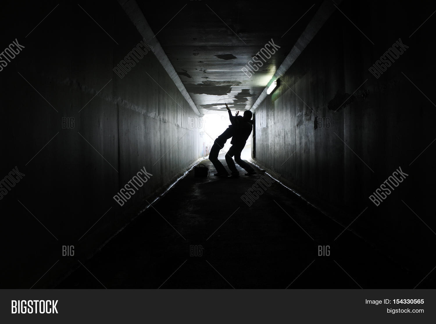 Man Attacks Woman Dark Image & Photo (Free Trial) | Bigstock
