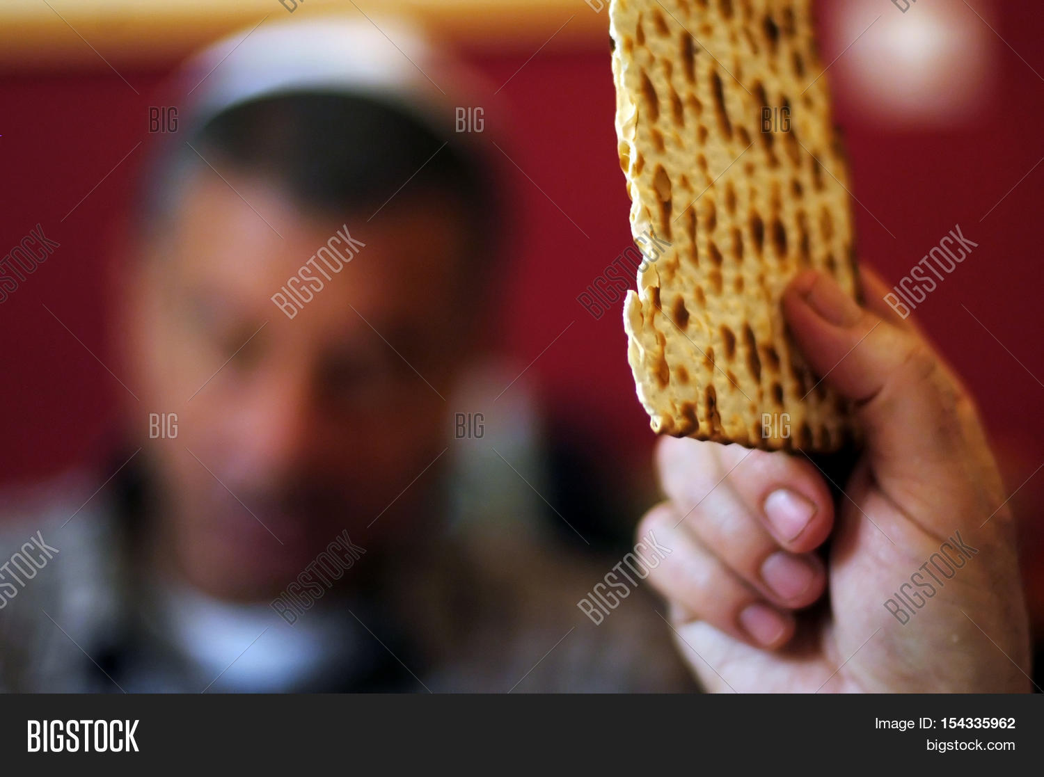 Man Blessing On Matzah Image & Photo (Free Trial) | Bigstock