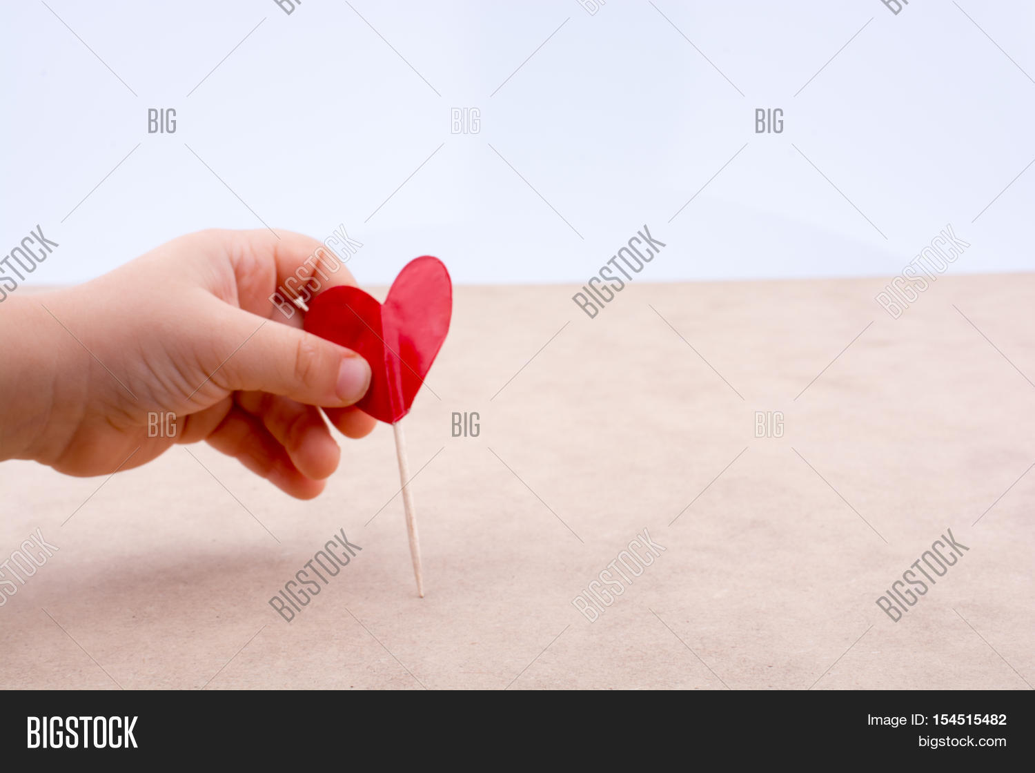 Little Red Color Heart Image & Photo (Free Trial) | Bigstock