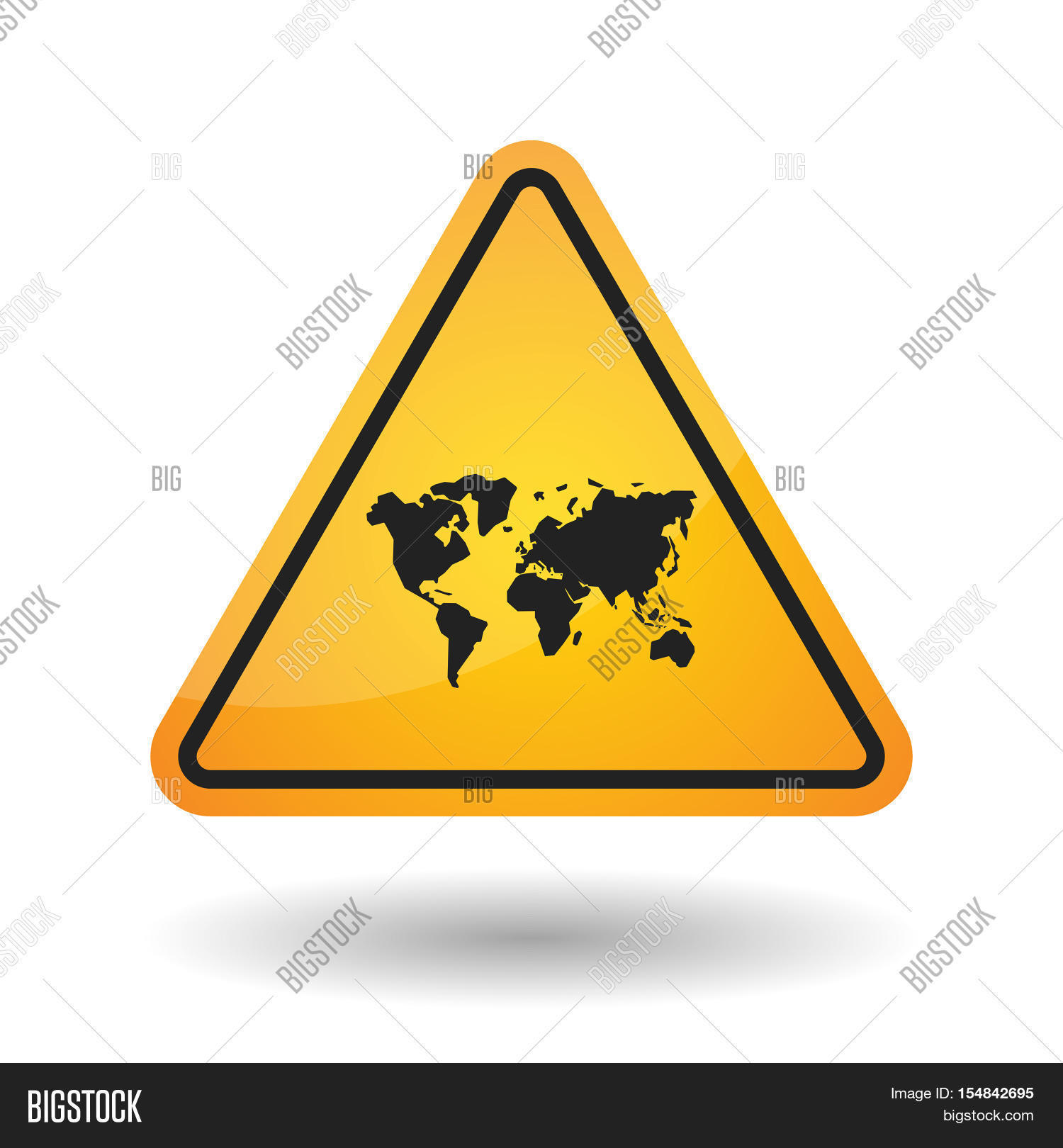 Isolated Danger Vector & Photo (Free Trial) | Bigstock