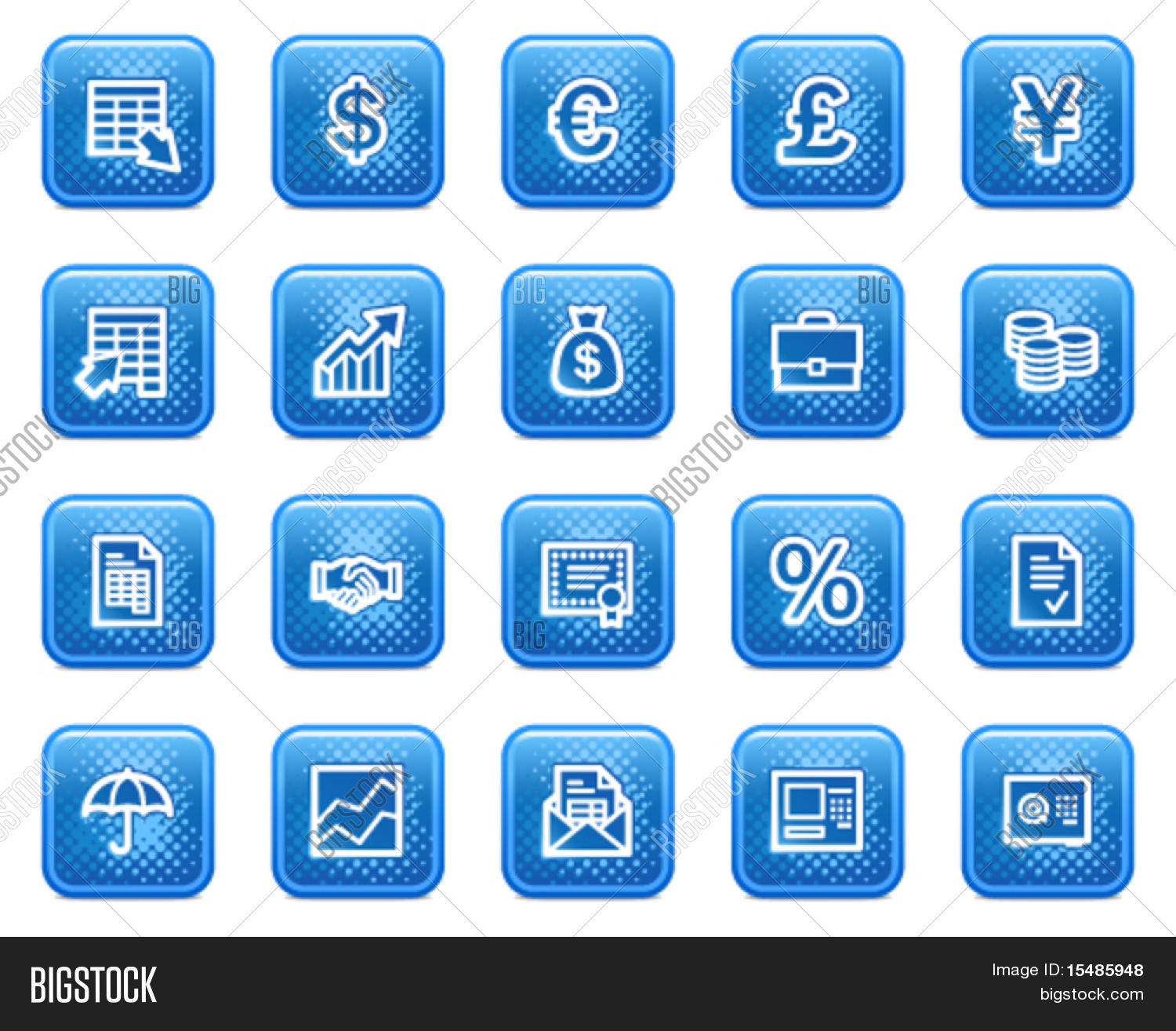 Finance Web Icons, Vector & Photo (Free Trial) | Bigstock